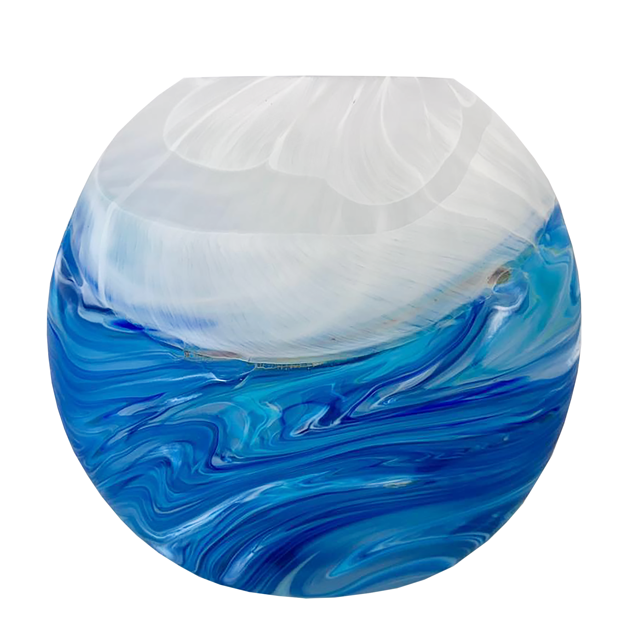 Ebb & Flow Small 11283 | Lynden Over | NZ Glass Art | Lava Glass