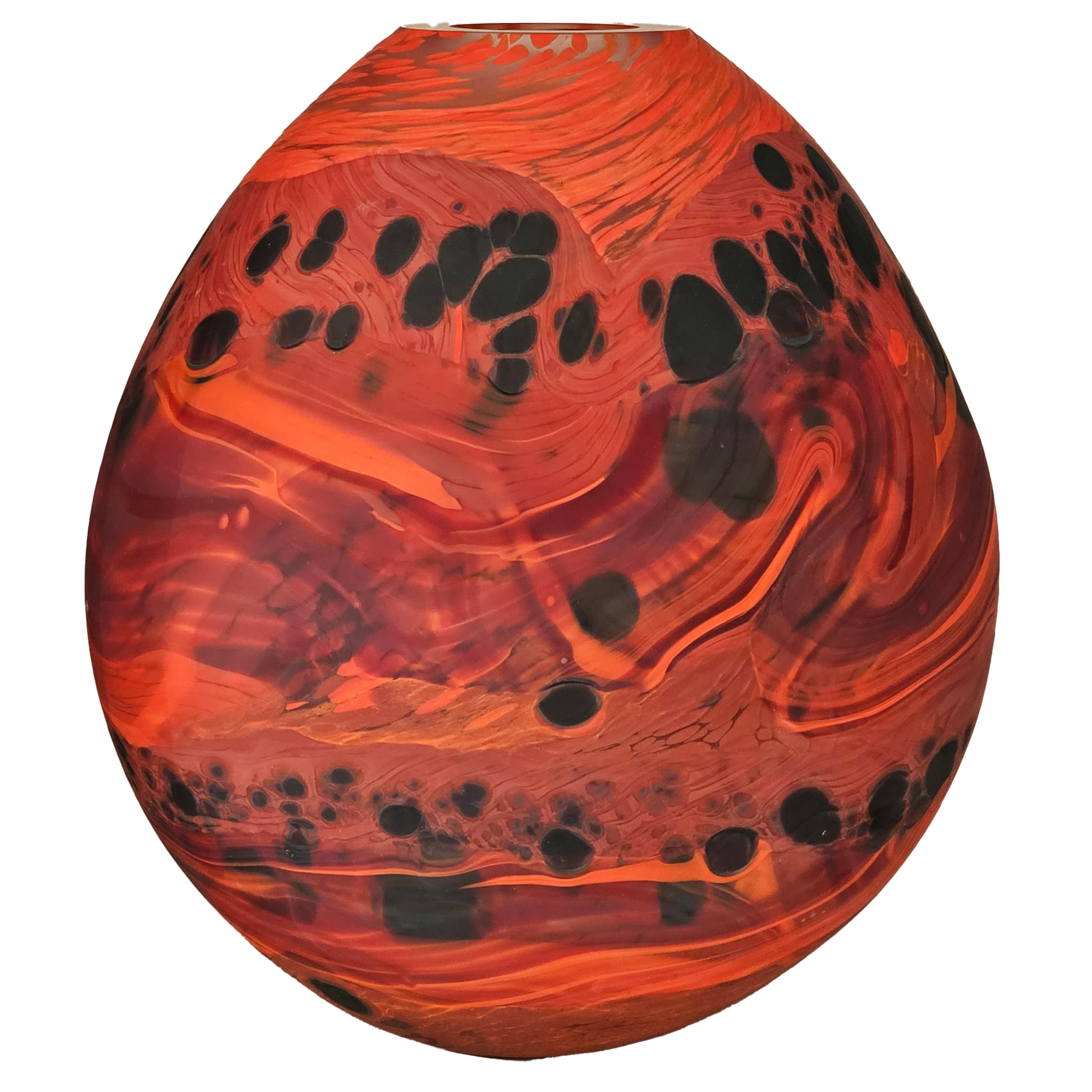 Fiery Mountain Teardrop Extra Large 11389 | Glass Art | Lava Glass