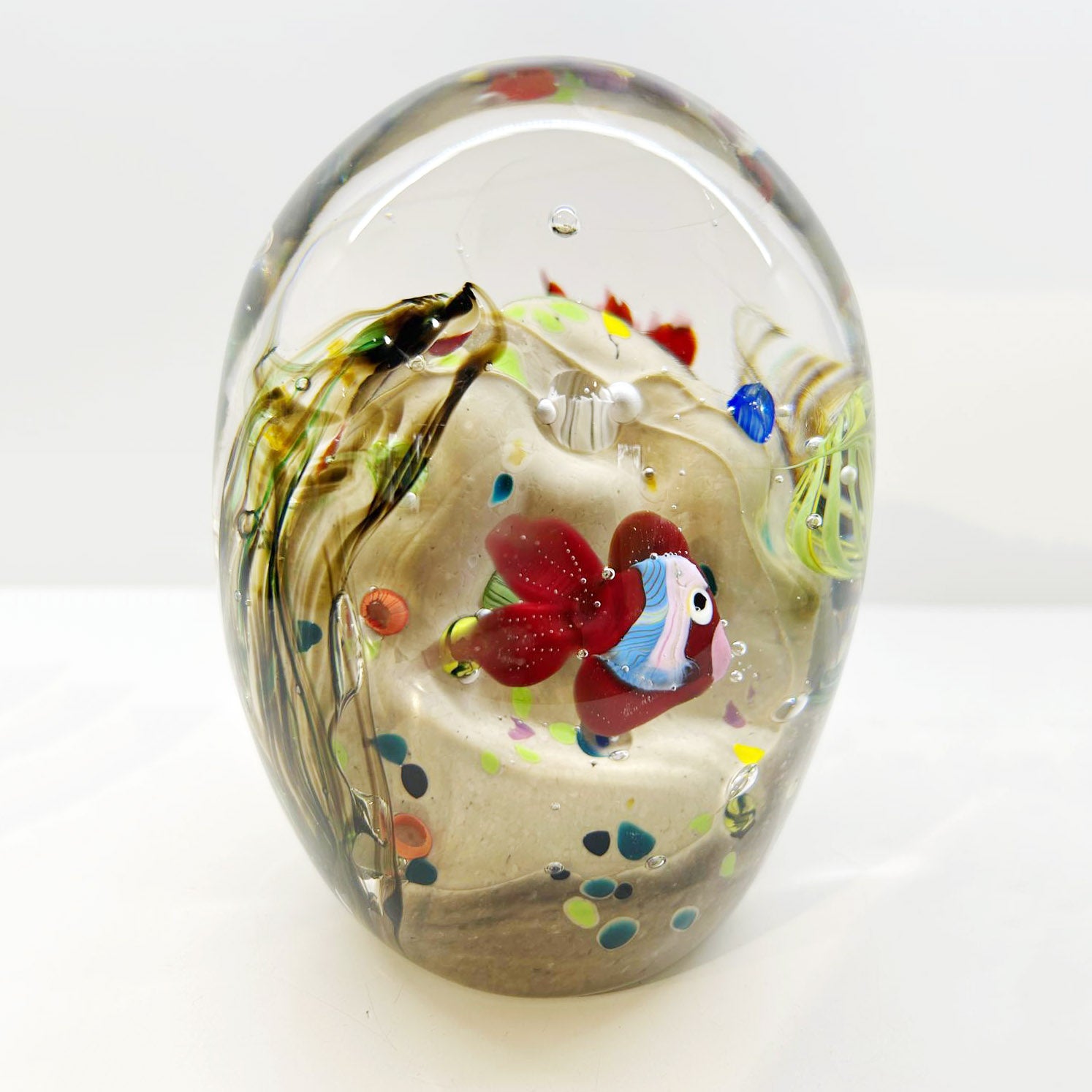 Fish Paperweight 11669 | Collectable Glass Art | Lava Glass