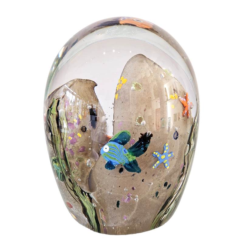 Giant Fish Paperweight 11644 | Collectable Glass Art | Lava Glass