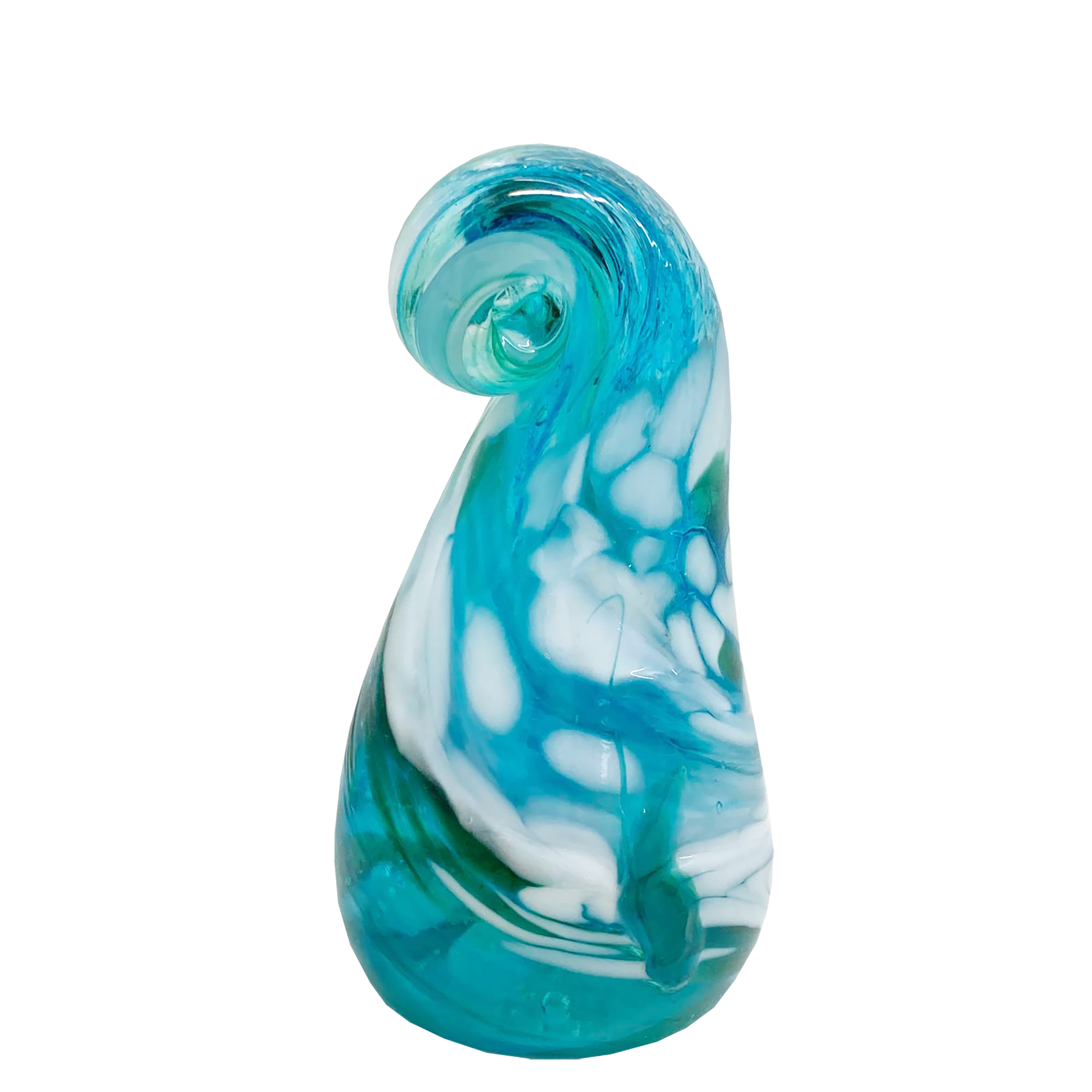 Freestanding Koru Small | New Zealand Glass Art | Lava Glass