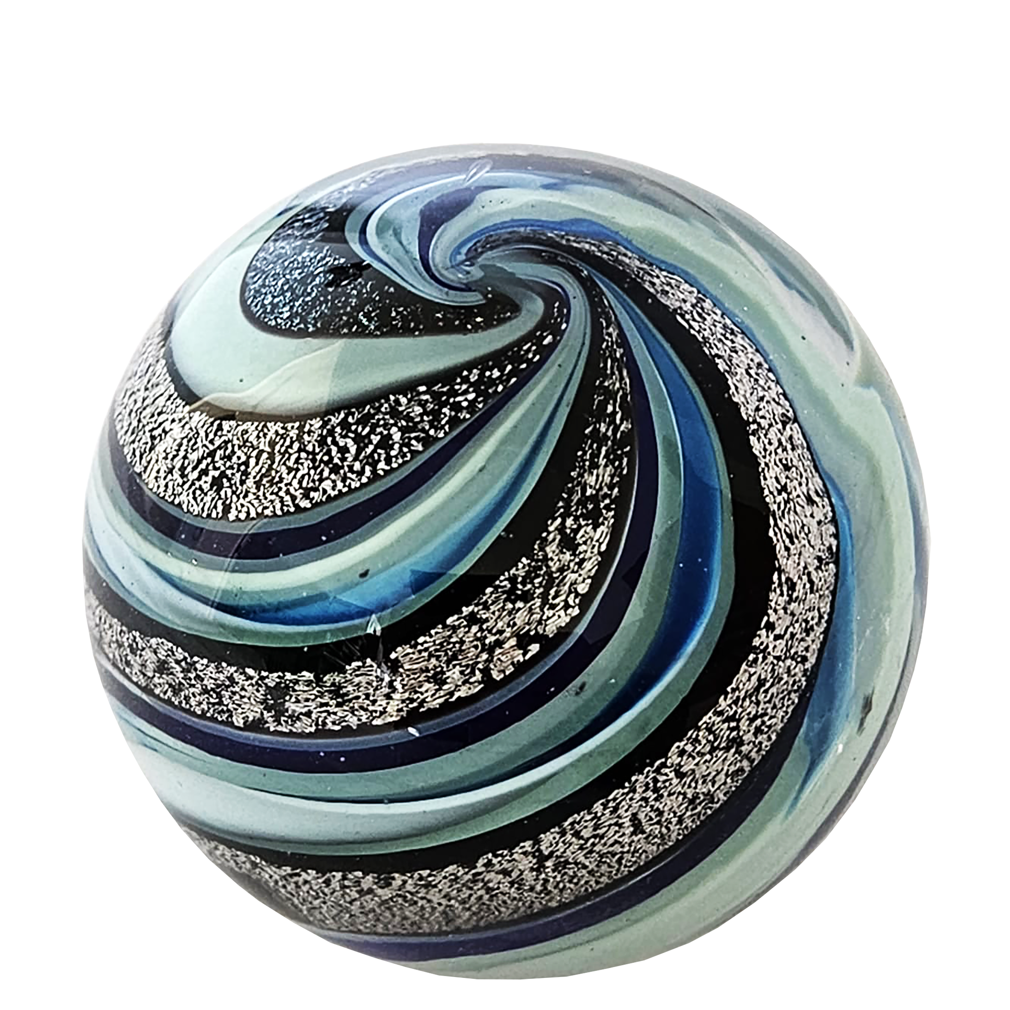 Handcrafted Glass Marble | NZ Glass Art | Art Glass | Lava Glass