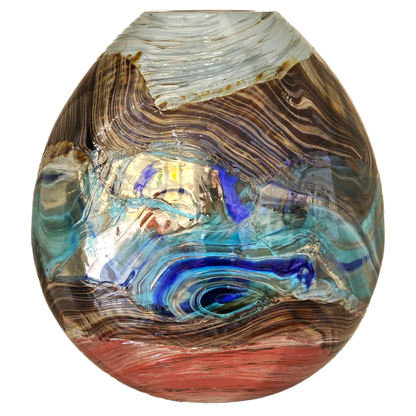 Extra Large Teardrops – Lava Glass