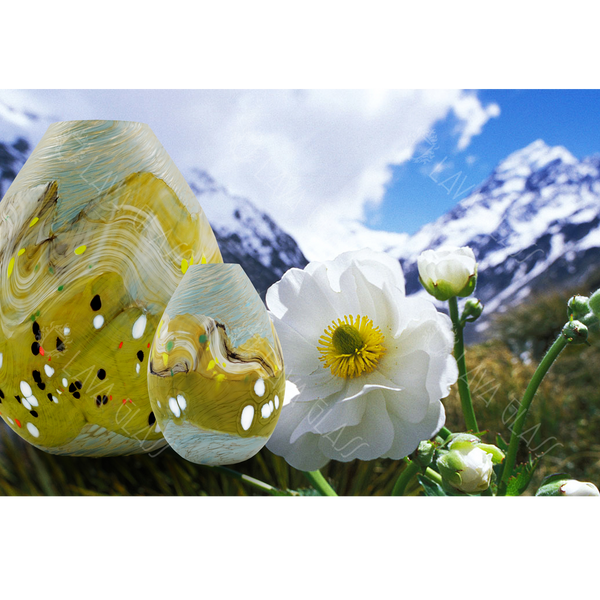 Alpine Volcanic Rock | New Zealand Glass Art | Lava Glass