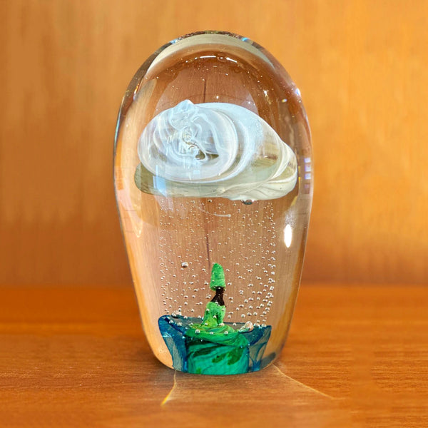 Cloud Paperweight | New Zealand Glass Art | Lava Glass
