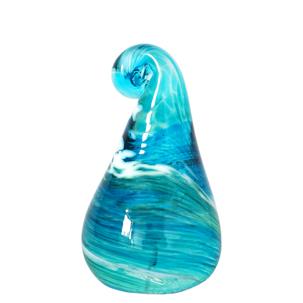Freestanding Koru Small | New Zealand Glass Art | Lava Glass