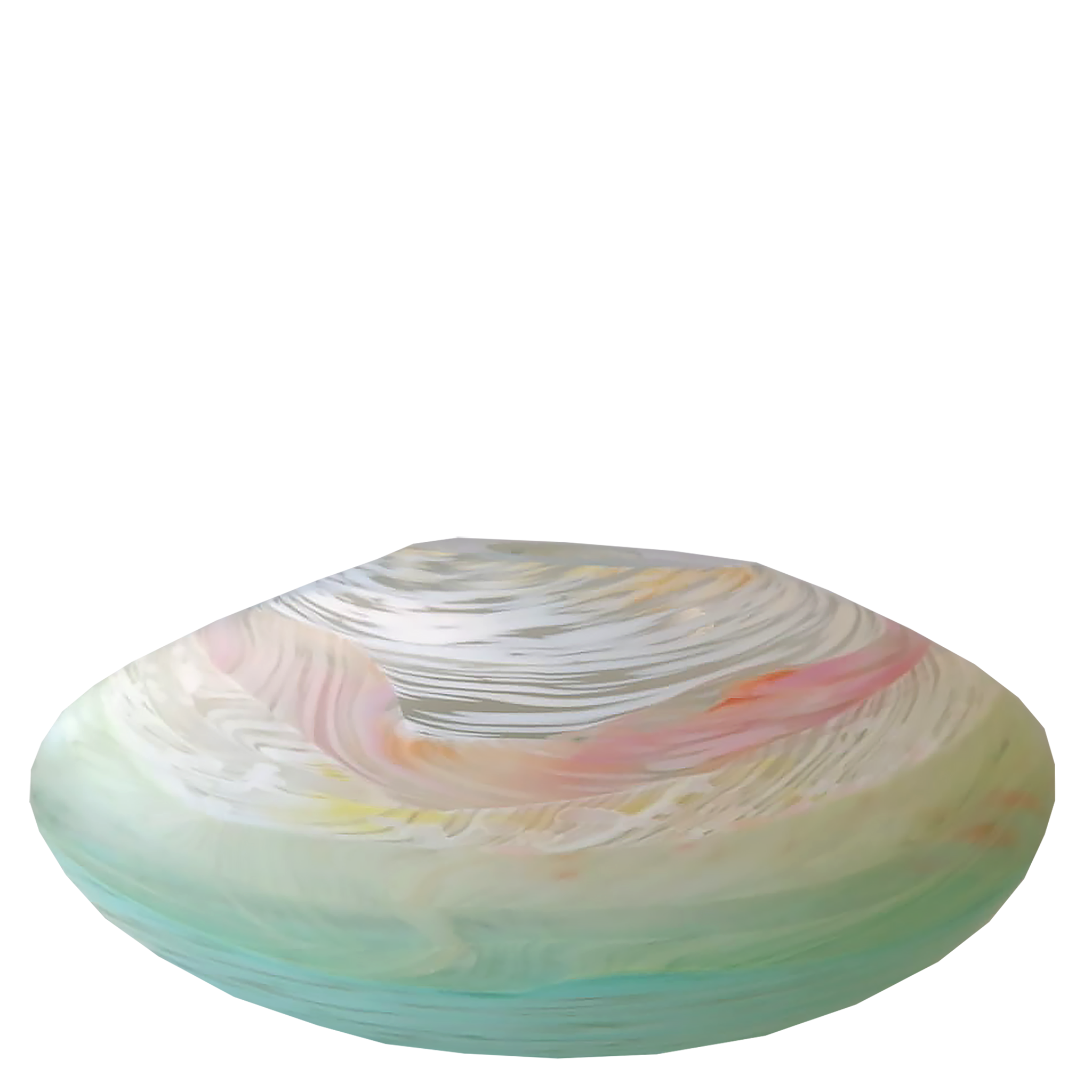 Mellow Yellow River Stone | New Zealand Glass Art | Lava Glass