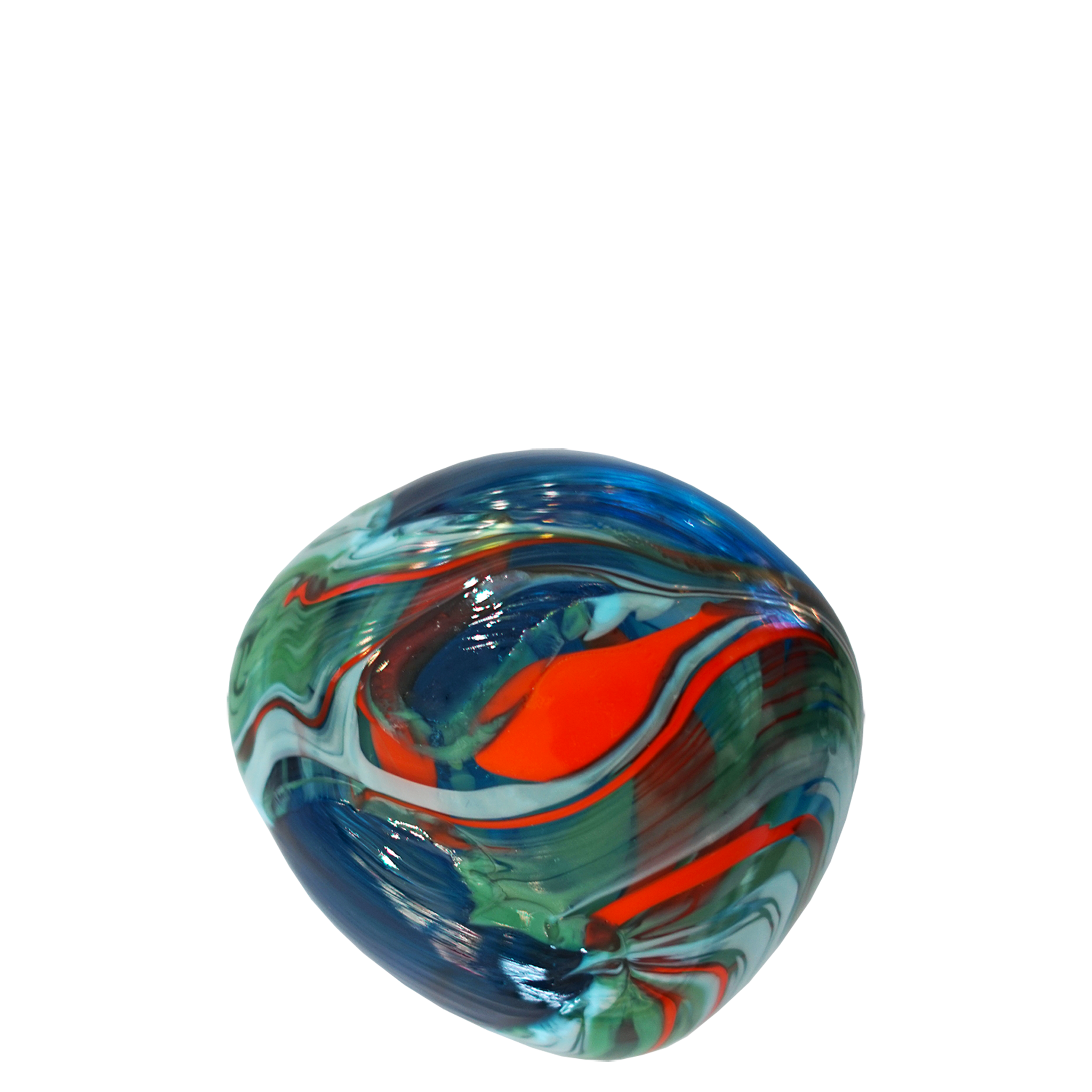 Rainbow Mountain Volcanic Rock | New Zealand Glass Art | Lava Glass