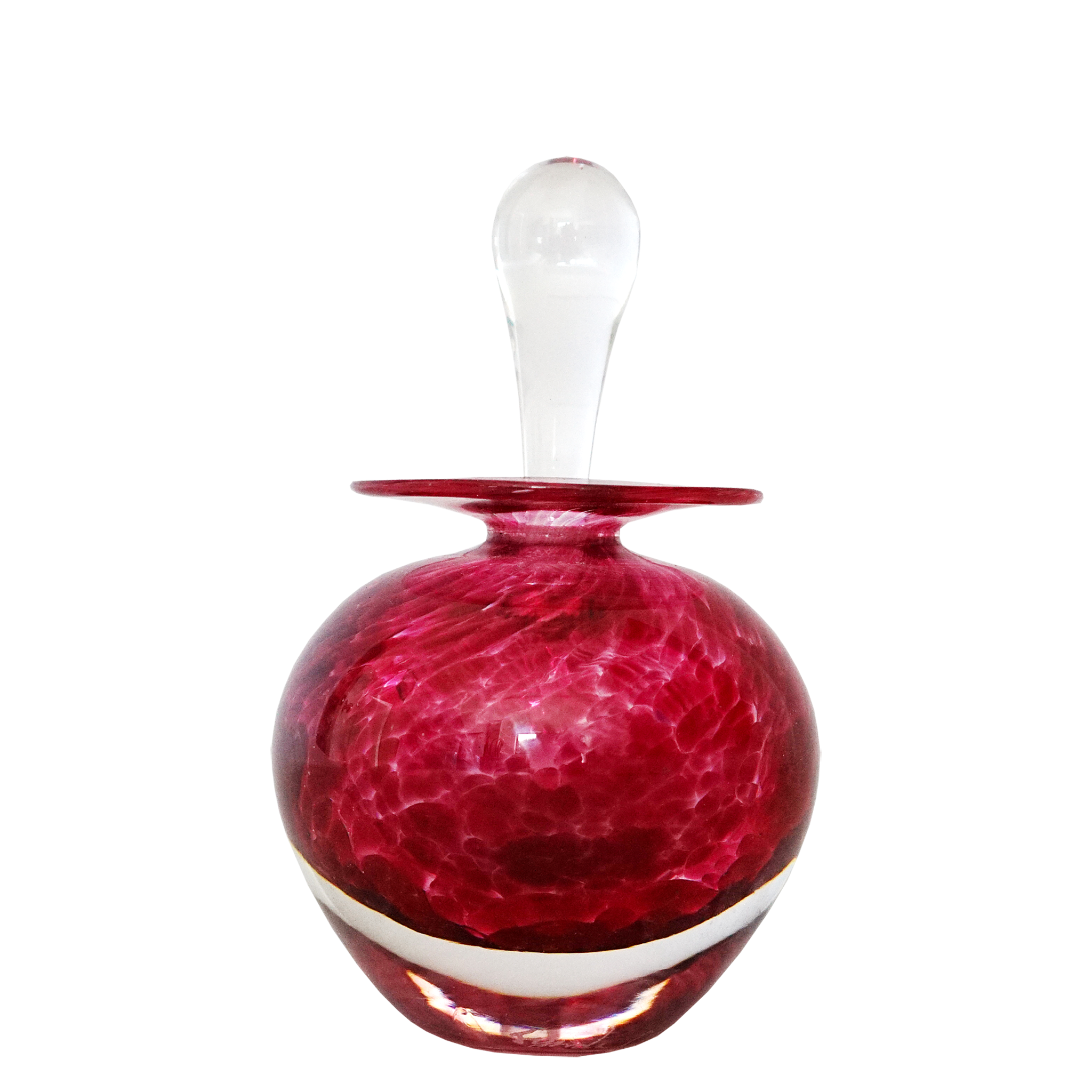 Speckled Perfume Bottle | New Zealand Glass Art | Lava Glass